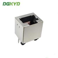 China DGKYD52T1188GWA1DB4078 Ethernet Socket 8P8C RJ45 Connector Horizontal 180° Shielded No LED for sale