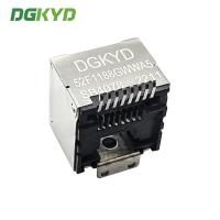 China SMT Single Port RJ45 Connector 8P8C 180 Degree Side Entry with Metal Shield -40℃ to 85℃ Operating Temperature for sale