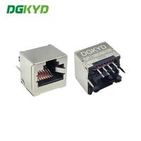 China Modular Socket 8P8C RJ45 Network Connector with 6u Gold Plating and 1000BASE-T Support for sale