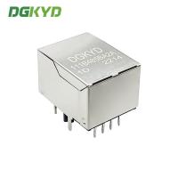China DGKYD RJ45 Magnetic Jack Single Port 8P8C Fast Ethernet Connector with LED 10/100 Base-T for sale