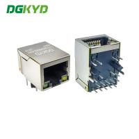 China DGKYD RJ45 Gigabit Ethernet Filter Single Port Network Connector POE 10P8C Shielded for sale