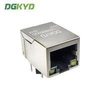 China DGKYD RJ45 Gigabit Ethernet Filter Single Port Network Connector POE 10P8C Shielded for sale