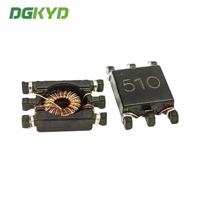 China Slim Type Ethernet Transformer KT30617SR 100BASE-TX SMD 6 Pin Network Transformer for sale