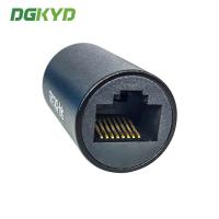 China Ultra Thin RJ45 Waterproof Dual Interface Connector with Aluminum Shell - 8 Position 10/100/1000BASE-T for sale