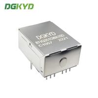 China DGKYD811Q351GWA10DC1057 10G RJ45 Network Connector 8P8C Female with -40℃ to 85℃ Temperature Range for sale