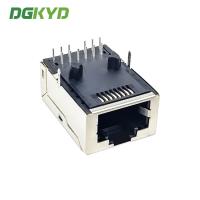 China DGKYD811Q351GWA10DC1057 10G RJ45 Network Connector 8P8C Female with -40℃ to 85℃ Temperature Range for sale