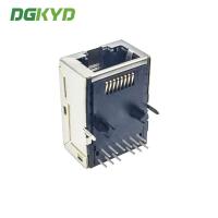 China DGKYD811Q351GWA10DC1057 10G RJ45 Network Connector 8P8C Female with -40℃ to 85℃ Temperature Range for sale