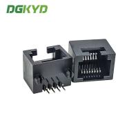 China KRJ-53248P8CNL Industrial RJ45 Connector 8P8C Single Port with 265°C Wave Soldering and 100 Ohm Impedance for sale