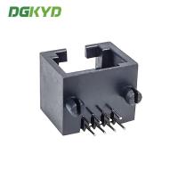 China KRJ-53248P8CNL Industrial RJ45 Connector 8P8C Single Port with 265°C Wave Soldering and 100 Ohm Impedance for sale