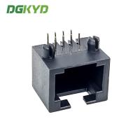 China KRJ-53248P8CNL Industrial RJ45 Connector 8P8C Single Port with 265°C Wave Soldering and 100 Ohm Impedance for sale