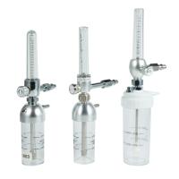 China 15L/Min Medical Oxygen Flowmeter With Humidifier Bottle BS Adapter for sale