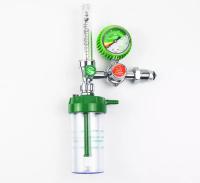 China Chromed Brass Medical Oxygen Pressure Regulator Flowmeter For Cylinder 15L/Min for sale