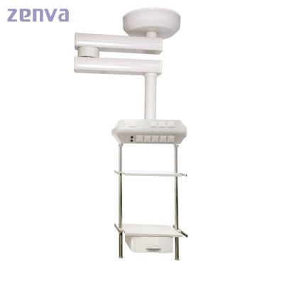 China 2.5m Horizontal Ceiling Medical Gas Pendant Aluminum Alloy Double Arm Device for sale
