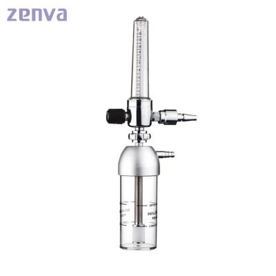 China 15L/Min Medical Oxygen Flowmeter With Humidifier Bottle BS Adapter for sale