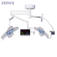 China Operating Equipment Double Dome Led Medical Shadowless Lamp With Camera TV for sale