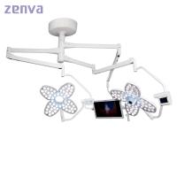 China Operating Equipment Double Dome Led Medical Shadowless Lamp With Camera TV for sale