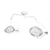 China Ceiling Double Arms Surgical OT Lamp Ice White Osram Led Bulb for sale