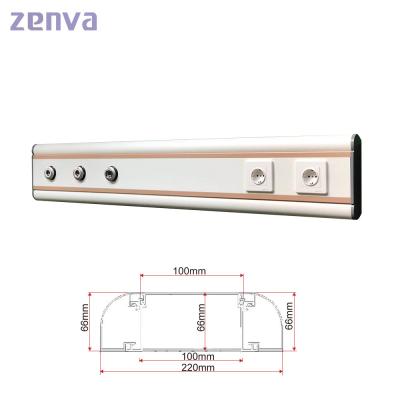 China Aluminum Alloy Patient Bed Head Unit For Hospital Medical ICU Room for sale