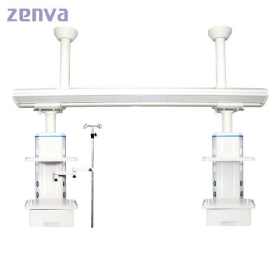 China Hospital Medical Ceiling Pendant Aluminum Alloy Double Arm Pendant for sale