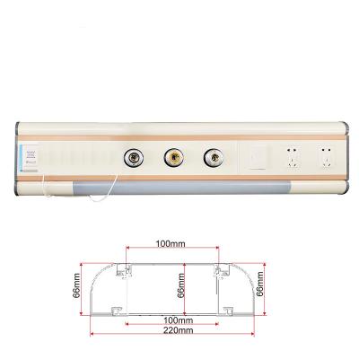 China CTR-001 Medical Gas Bed Head Unit 1.3m 1.4m For ICU / Ward for sale