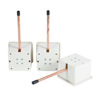China DIN Metal Medical Gas Outlets Wall Mounted For O2 VAC Air N2 N2O CO2 for sale