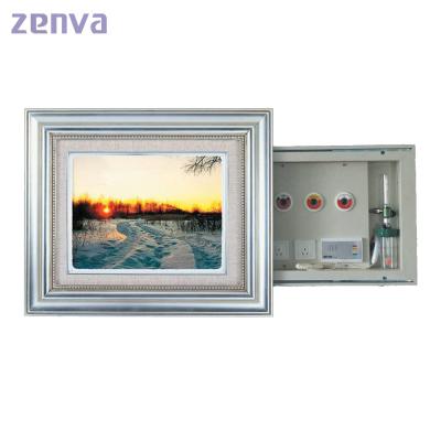 China Beautiful Frame 1.0m Medical Gas Bed Head Unit , Horizontal Bed Head Unit On Wall BH-A WB001 for sale