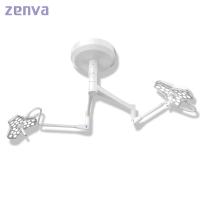 China 4500K LED Ceiling Mounted Medical Examination Lights Double Lamp for sale