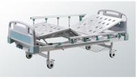 China Metal Two Crank Manual Hospital Bed 2080x980x47mm for sale