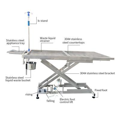 China OEM Pet Medical Equipment , Veterinary Operation Table For Small Animals for sale