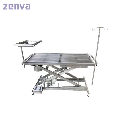 China Pet Clinic Veterinary Surgical Table 304 Stainless Steel Material for sale