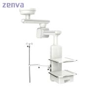 China White Medical Gas Pendant 800mm Single Arm Anesthesia Tower for sale