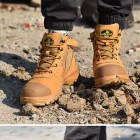 China HRO 300 Safety Shoes S3 SRC Nubuck Leather Work Boots Steel Toe Euro 36-47 Industrial for sale
