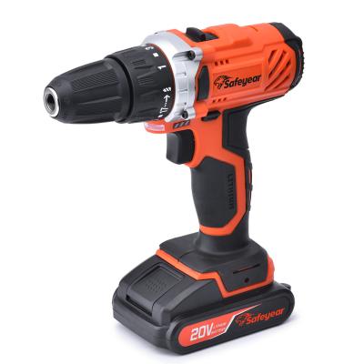 China 20V Cordless Impact Drill 10mm Chuck 1500mAh Li-Ion Screwdriver Power Tool for sale