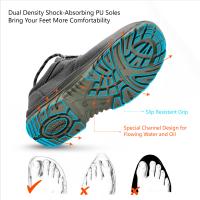 China Euro 37-47 Men Steel Toe Waterproof Safety Work Boots CE EN ISO 20345 PU/PU Dual Density for sale