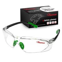 China ANSI Z87 Safety Glasses Anti UV Scratch Resistant PC Lens TPR Nose Tip SG003 for sale