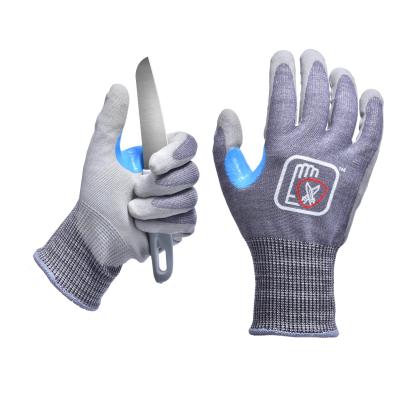 China Cut Resistant Safety Gloves 11in Nitrile Construction Work Gloves Type C Level 5 for sale