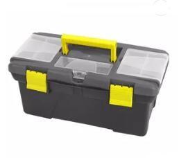 China 26 Inch Hard Plastic Tool Organizer Box Portable Tray 50KG Load Capacity for sale
