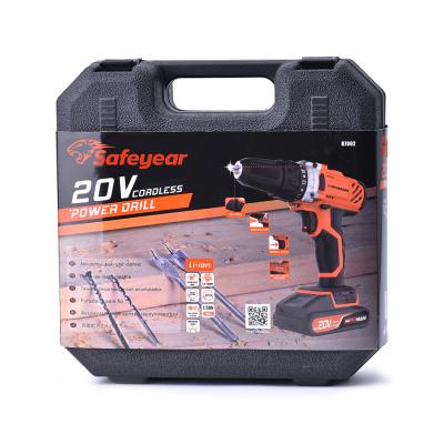 China 20V Cordless Impact Drill 32Nm 1500mAh Li-Ion 17+1 Torque Setting 10mm Chuck for sale