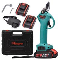 China 21V Cordless Electric Pruning Shears 1500mAh Li-Ion Battery 25mm Cutting Capacity for sale