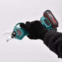 China 21V Cordless Electric Pruning Shears 1500mAh Li-Ion Battery 25mm Cutting Capacity for sale
