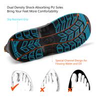 China Safetoe M-8025 S3 SRC Steel Toe Work Boots US 3-14 Breathable Safety Shoes for sale