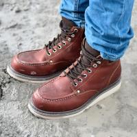 China EVA Non Slip Steel Toe Safety Shoes Work Boots US6-12 Electric Hazard Protection for sale