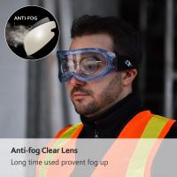 China SAFEYEAR SG007BU UV400 Laser Welding Glasses Polycarbonate Safety Goggles ANSI Z87.1 for sale
