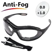 China PC Frame Bifocal Safety Glasses +1.0 +2.0 +2.5 Anti-Fog ANSI Z87 for sale