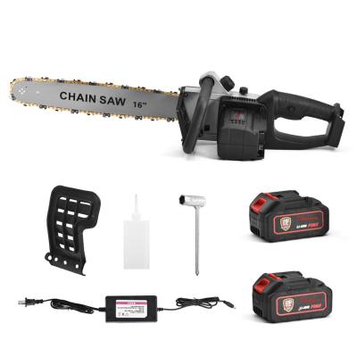 China SAFEYEAR 21V 16 Inch Cordless Circular Saw for Wood Cutting with 2 Batteries for sale