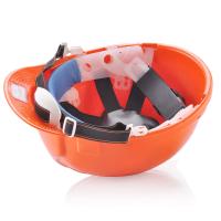 China Orange Safety Works Hard Hat For Electrical Workers HDPE ABS Shell for sale