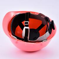 China Pink ABS Safety Helmet ANSI 6 Point Ratchet Hard Hat Construction Work for sale