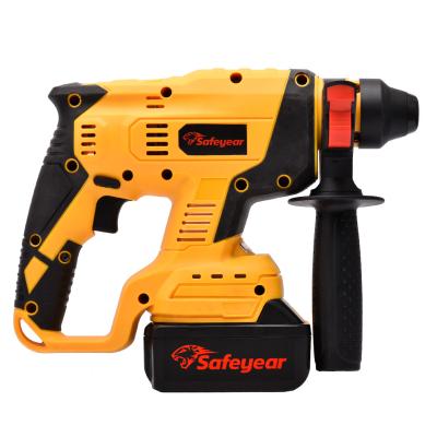 China 21V 4000mAh Li-Ion Cordless Rotary Hammer Drill 850RPM 26mm Chuck for sale