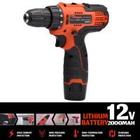 China 12V Cordless Drill Two Speed 1300mAh Li-Ion 18+1 Torque Setting Electric Screwdriver for sale