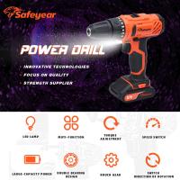 China 12V 16Pcs Cordless Drill Set 1500mAh Li-Ion Power Tool with 10mm Chuck 18Nm Torque for sale